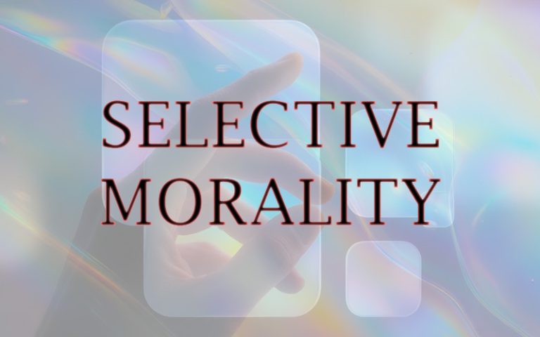 Selective Morality | Why people support certain causes?